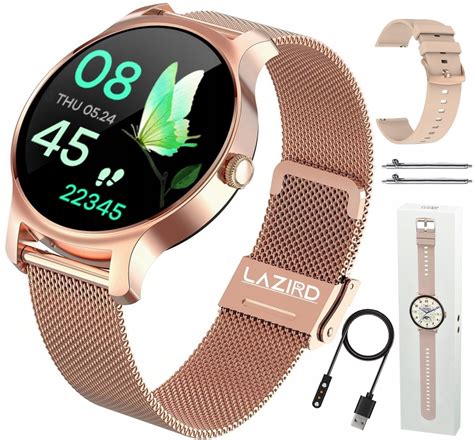 Zegarek SmartWatch Damski ROZMOWY NFC ASYSTENT PL 13420599433