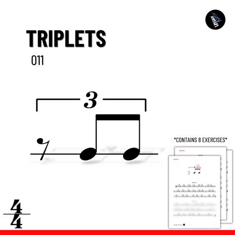 011 Eight Note Triplets Sight Reading Rhythm Lessons