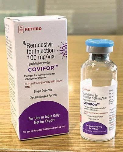 Remdesivir Corovex Injection 100 Mg Packaging Bottel At Best Price In