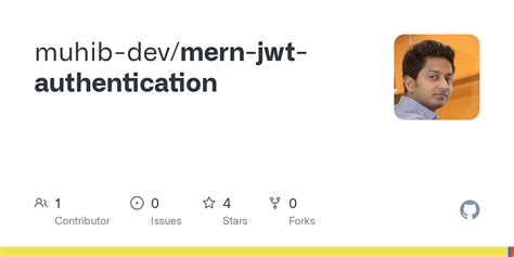 github muhib dev mern jwt authentication