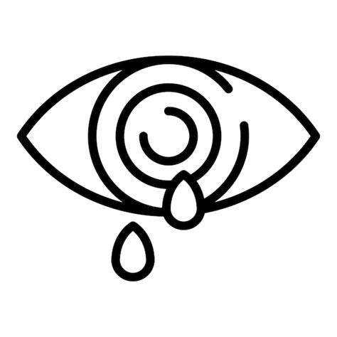 Premium Vector Eye Drop Icon Outline Eye Drop Vector Icon For Web