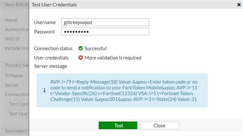 Testing Radius Server Likossouth