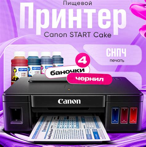 Пищевой принтер Canon START Cake купить на OZON по низкой цене (859112337)
