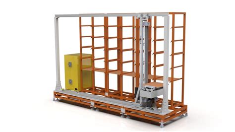 Miniload Asrs System Automated Warehouse Design Model 3d Model Cgtrader