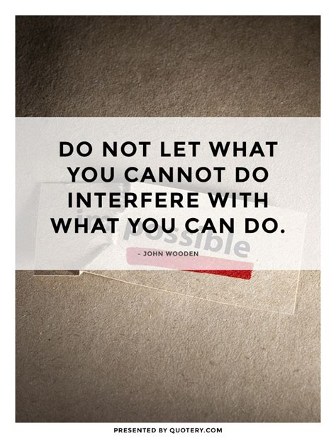 Quote Do Not Let What You Cannot Do Interfere With