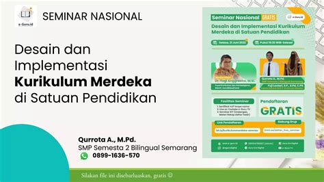 Desain Dan Implementasi Kurikulum Merdeka Di Satuan Pendidikan PPT