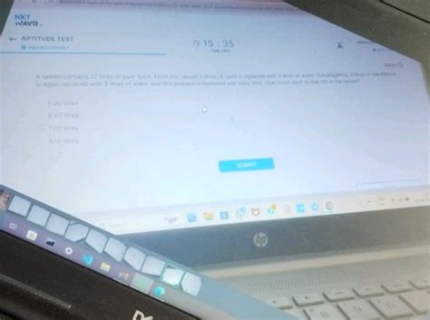 Nxt Wavb Aptitude Test Mstaucyionth 9 15 35 Studyx