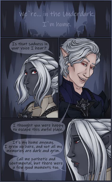 My Mc May Be A Seldarine Drow But That Doesnt Mean Shes Not Missing Her Home R Baldursgate3