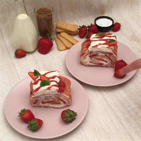 Erdbeer Biskuitrolle Und Andere Rezepte Von Chefclub Original
