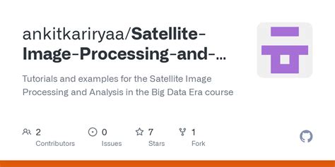 github ankitkariryaa satellite image processing and analysis in the