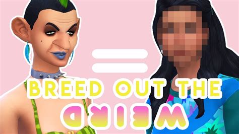 The Sims 4 Breed Out The Weird Challenge Youtube