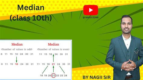 Median Class 10 Youtube