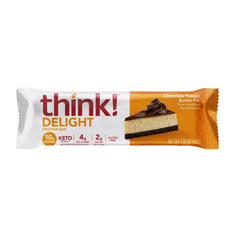 Think Delight Chocolate Peanut Butter Pie Think Products