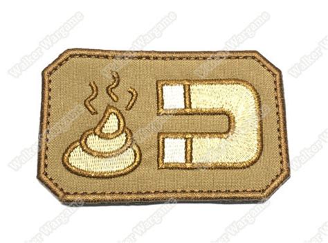Wg039 Us Army Chapter Morale Patch Shit Mission Patch With Velcro Tan