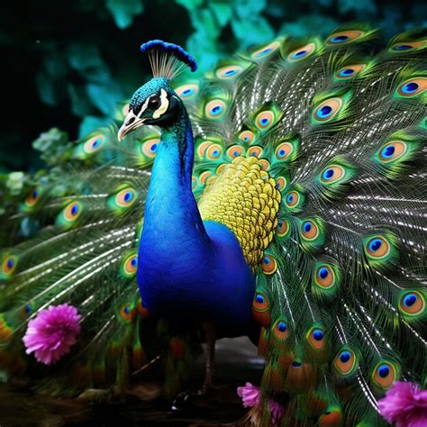 Premium Ai Image Peacock High Definition Photography Creative