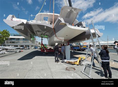 Launch Of The Biggest Serial Luxury Trimaran Ever Built Neel Trimarans