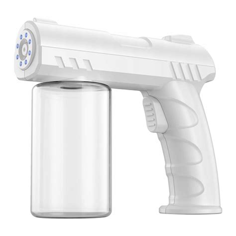 Pistolet do dezynfekcji USB Bezprzewodowy pistolet do zamgławiania z nano atomizacją biały