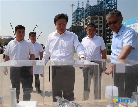 东营市市委书记杨国强、市委副书记陈必昌、市委副书记孙早军等一行99人莅临丙烷脱氢及环氧丙烷项目振华石油化工有限公司