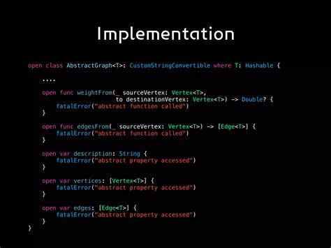 Swift Data Structure Graph Ppt
