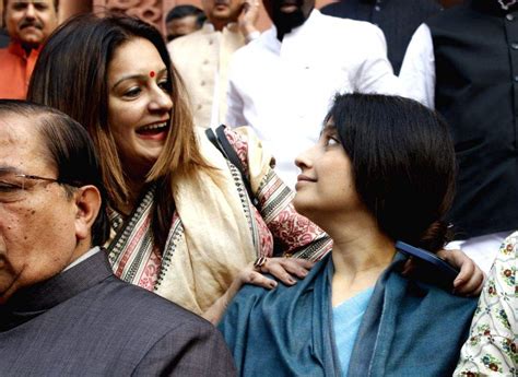 Samajwadi Party Mp Dimple Yadav With Rajya Sabha Mp Priyanka Chaturvedi