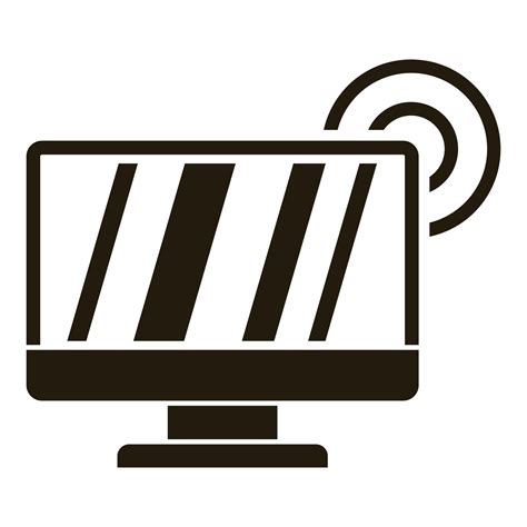 Smart Computer Monitor Icon Simple Style Vector Art At Vecteezy