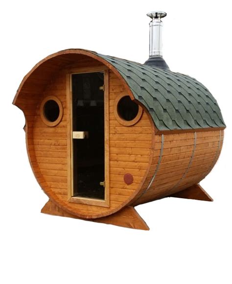 Bausatz Fass Sauna Mit Vordach Und Fenster