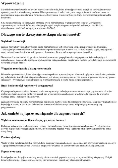PPT Szybki skup nieruchomości najlepsze rozwiązanie dla