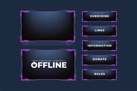 Modern Broadcast Overlay Border Design
