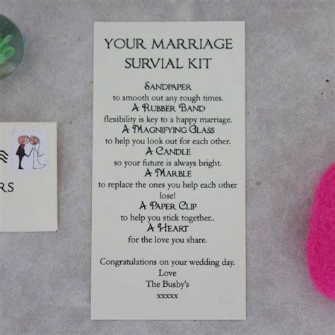 Wedding Shower T Marriage Survival Kit Artofit