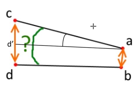 geometry calculate angle between two lines