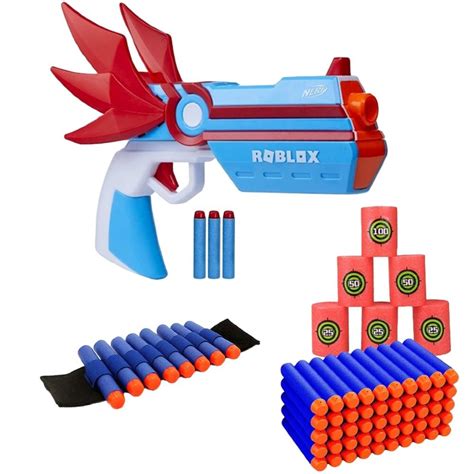 Set Pistol Roblox Mm2 Dartbringer Cu Accesorii Nerf 30x20x5cm 8