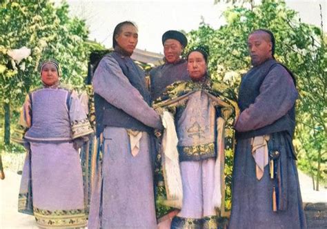 百年前宫女太监是何生活裤子里边垫毛巾宫女留着空气刘海 照片 皇宫 紫禁城