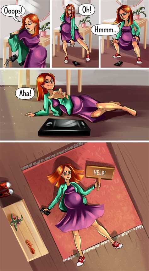 14 Illustrations About How Hard The Life Of A Pregnant Woman Is Bright Side
