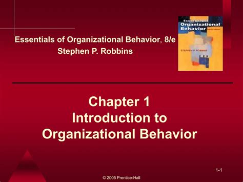 Ch01ppt Organisational Behaviour Presentations Ppt