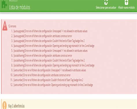 Error En Modulos Prestashop Módulos Prestashop