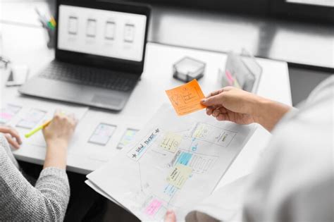 Premium Photo Web Designers Working On User Interface Project