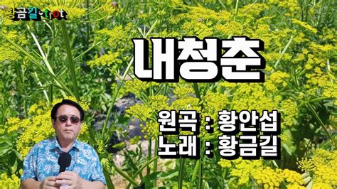 Cover 황금길 내청춘 원곡 황안섭 Youtube