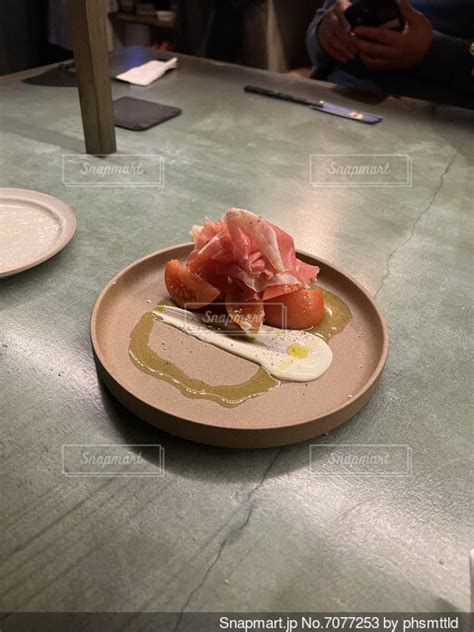 生ハムとトマトの写真・画像素材 7077253 Snapmart（スナップマート）