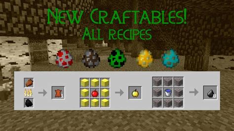 Minecraft Crafting Recipes Printable