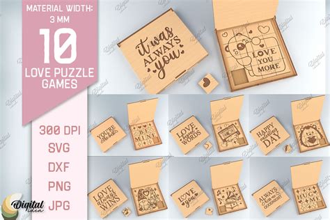 3d Love Puzzle Game Svg Bundle · Creative Fabrica 3d Love Puzzle Game Svg Bundle · Creative Fabrica