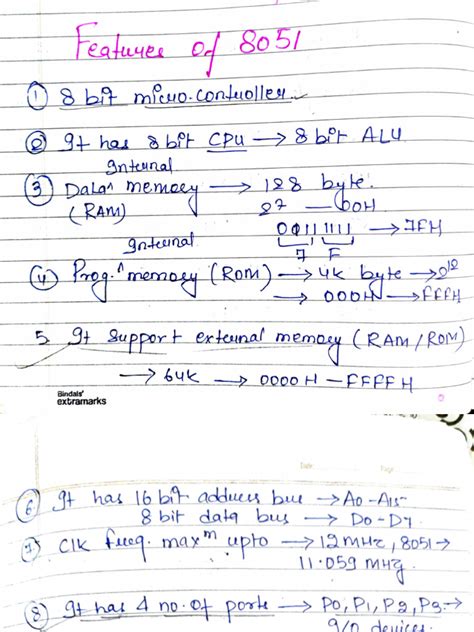 8051 Micro Controller Pdf Computer Architecture Integrated Circuit