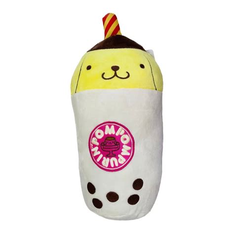 Hello Kitty And Friends Pompompurin Boba Tea Plush 15 Inches