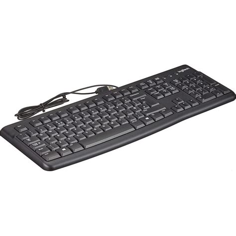 Logitech K120 Wired Business Keyboard For Windows Or Linux Usb Plug And Play Full Size Spill
