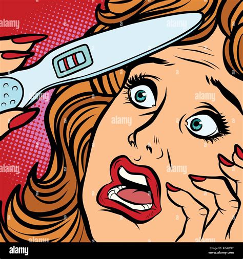 Positive Pregnancy Test Stock Vector Images Alamy