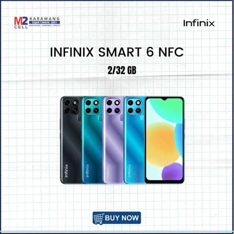 Jual Infinix Smart 6 Nfc 2 32 Gb Garansi Resmi Di Seller M2 Cell Official Store M2 Cell