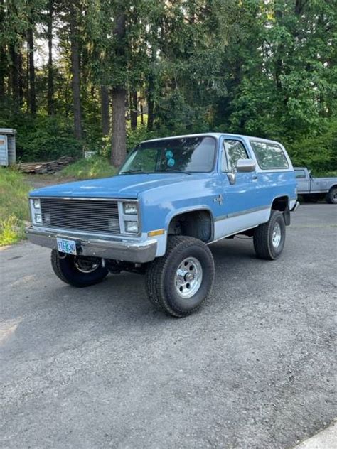 1986 Chevy K5 Blazer Auto For Sale In Estacada Or
