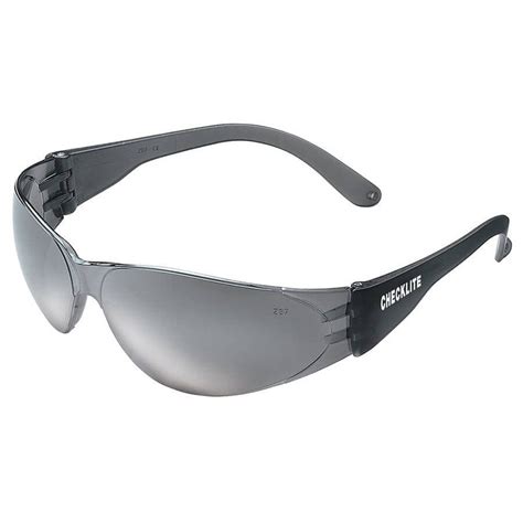 Mcr Safety Checklite Safety Glasses With Silver Mirror Lens