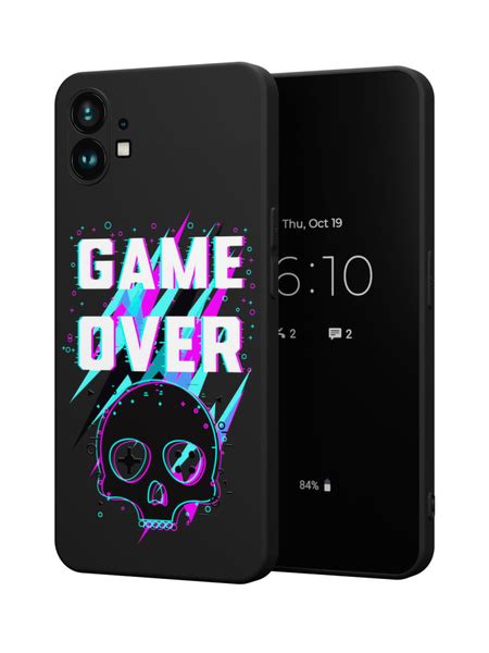 Силиконовый чехол Mcover для Nothing Phone 1 (Насинг Фон 1), Конец игры ...