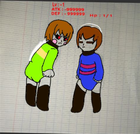Chara And Frisk They Were Lose By Harusamakoma On Deviantart