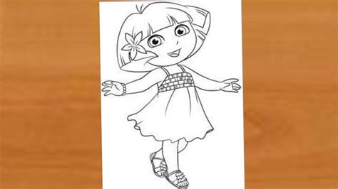 Top 999 Dora Drawing Images Amazing Collection Dora Drawing Images